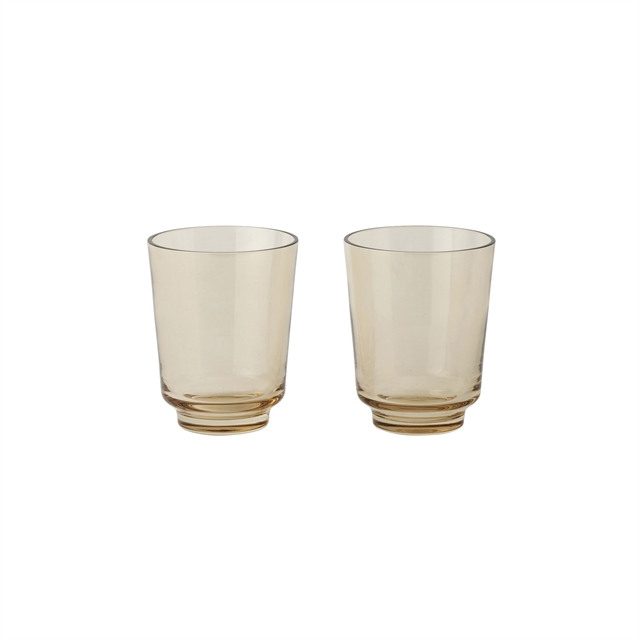 Muuto Raise Glass Ochre 30 Cl 2 Pcs | AndLight