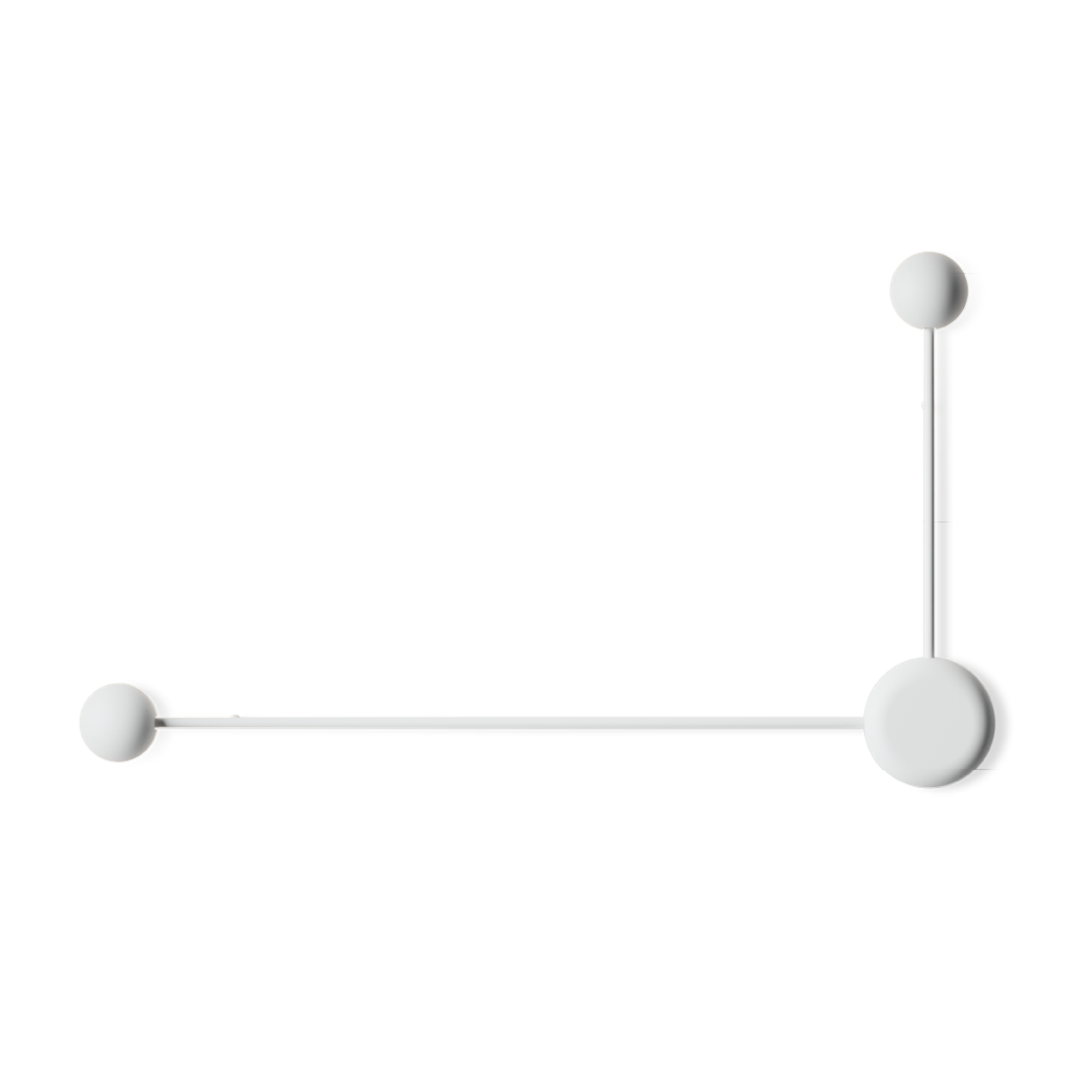 Vibia Pin Vegglampe 1694 On/Off Hvit